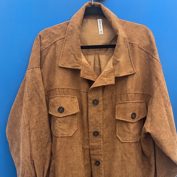 Zenana Outfitters | Jackets & Coats | Zenana Oversized Corduroy Shacket ...